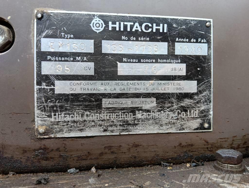 Hitachi EX 150, 1989, Frankrig - Brugte larvebånd - Mascus Denmark